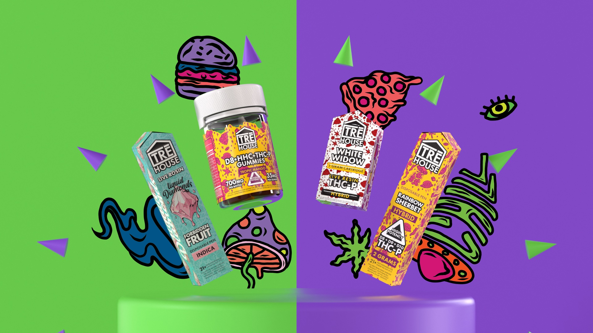 A Cannabinoid Comparison: Is THC-P Similar to CBD? - TRĒ House